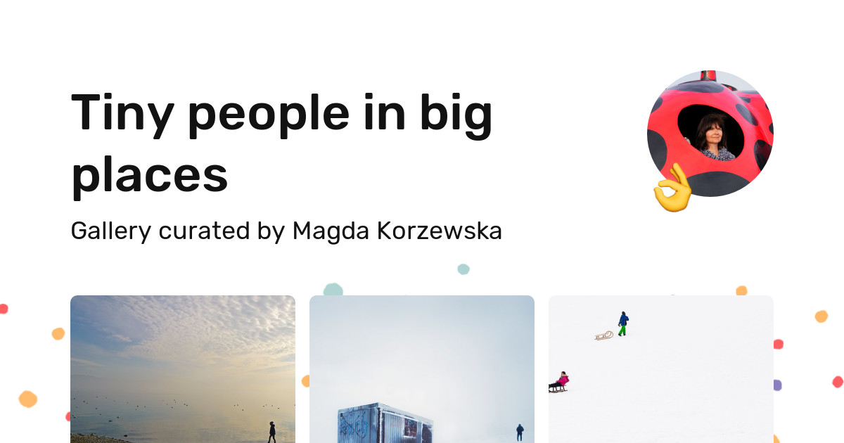 Tiny people in big places - Tookapic