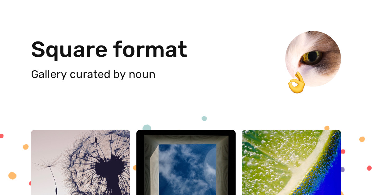 Square format - Tookapic