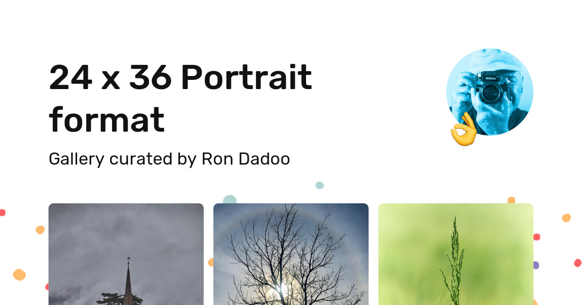 24 x 36 Portrait format - Tookapic