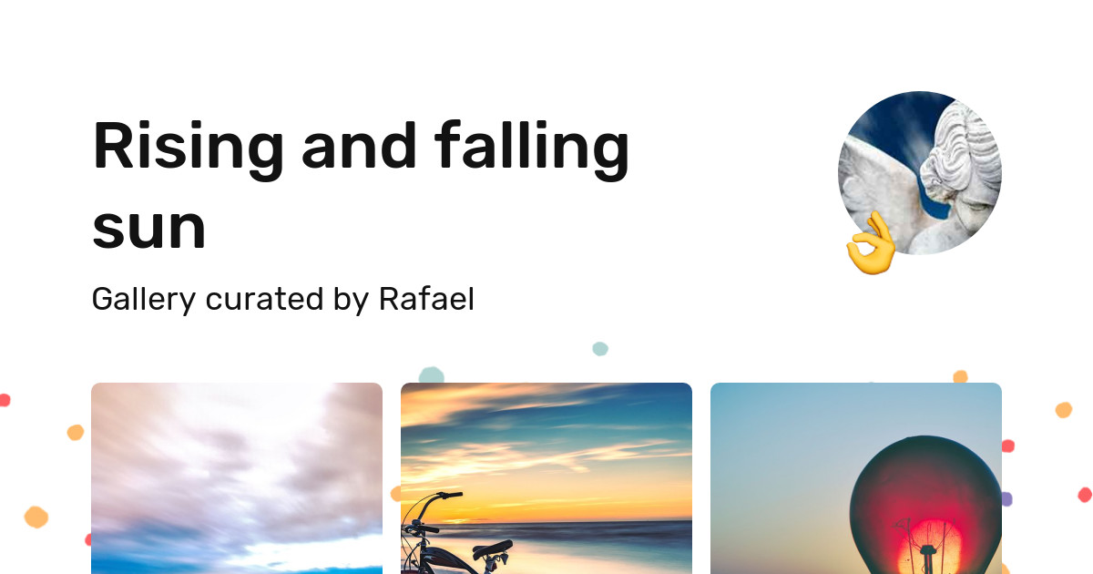 Rising and falling sun - Tookapic